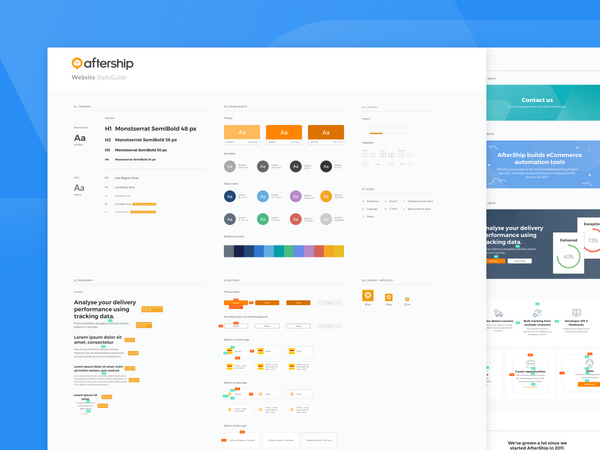 Aftership Design System 2017 | Michelle Yuen | Product Designer in ...